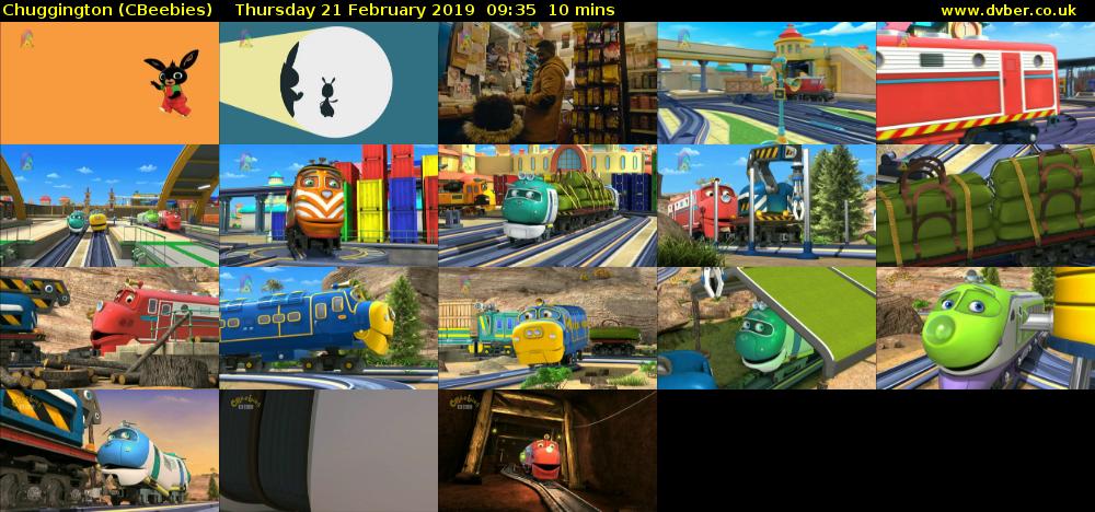 Chuggington (CBeebies) - 2019-02-21-0935