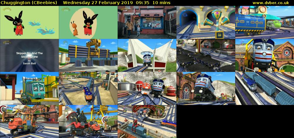 Chuggington (CBeebies) - 2019-02-27-0935