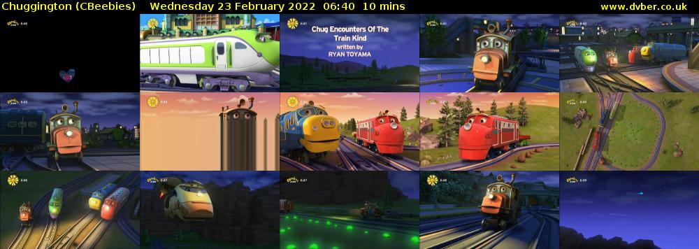 Chuggington (CBeebies) - 2022-02-23-0640
