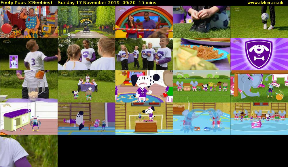 Footy Pups (CBeebies) - 2019-11-17-0920