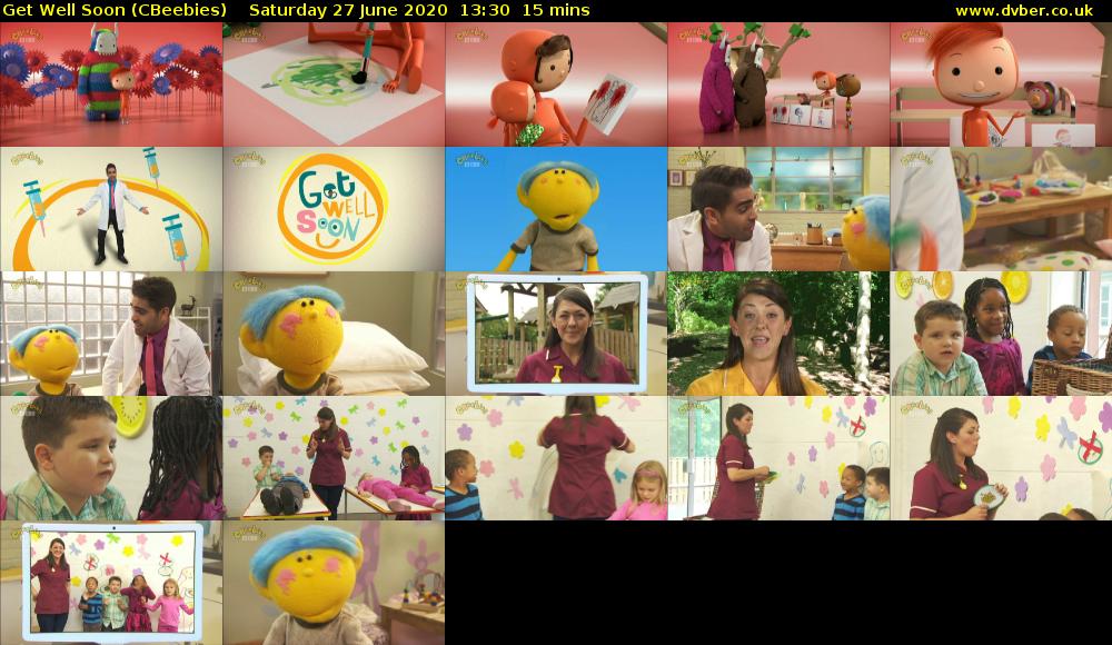 Get Well Soon (CBeebies) - 2020-06-27-1330