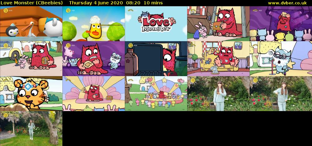 Love Monster (CBeebies) - 2020-06-04-0820