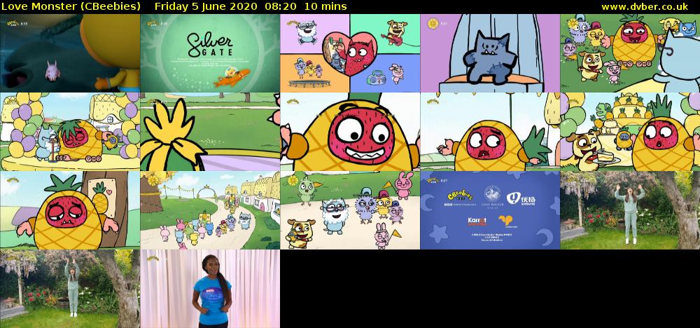 Love Monster (CBeebies) - 2020-06-05-0820