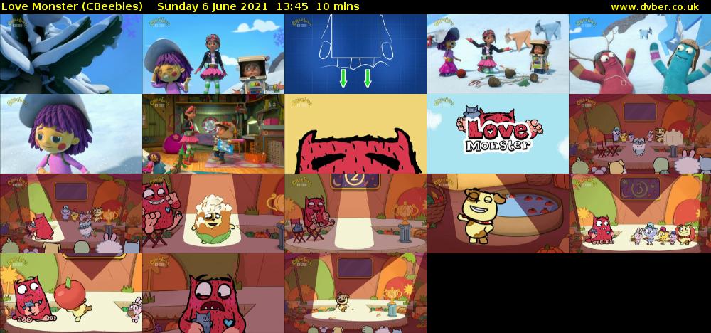 Love Monster (CBeebies) - 2021-06-06-1345