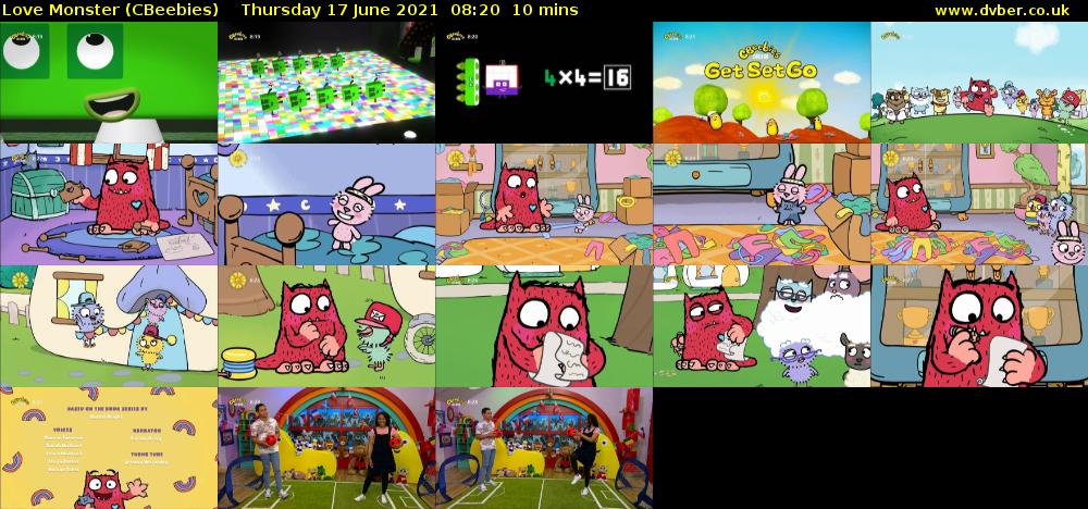Love Monster (CBeebies) - 2021-06-17-0820