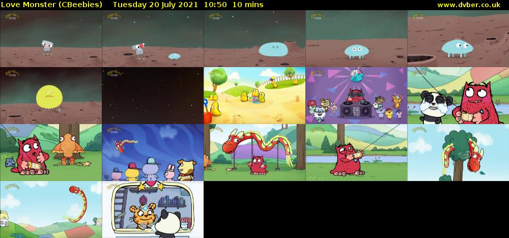 Love Monster (CBeebies) - 2021-07-20-1050
