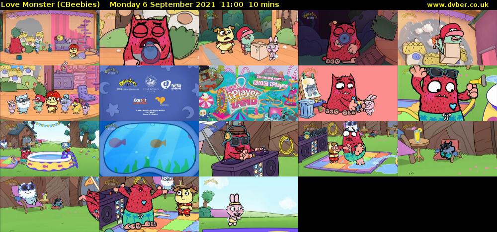 Love Monster (CBeebies) - 2021-09-06-1100