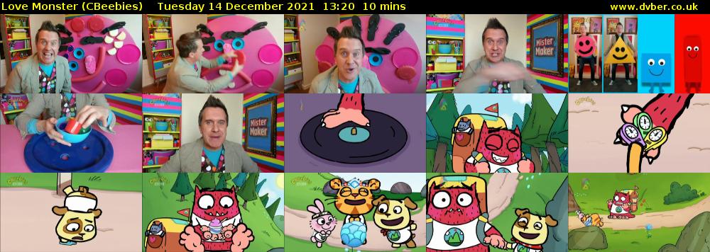 Love Monster (CBeebies) - 2021-12-14-1320