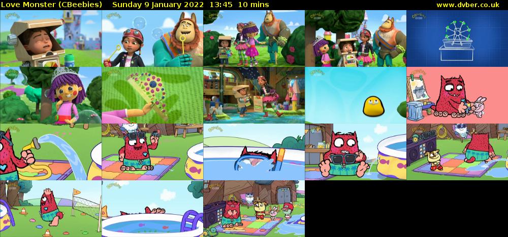 Love Monster (CBeebies) - 2022-01-09-1345