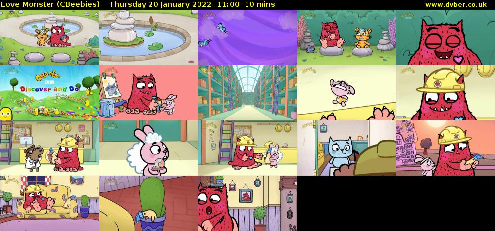 Love Monster (CBeebies) - 2022-01-20-1100