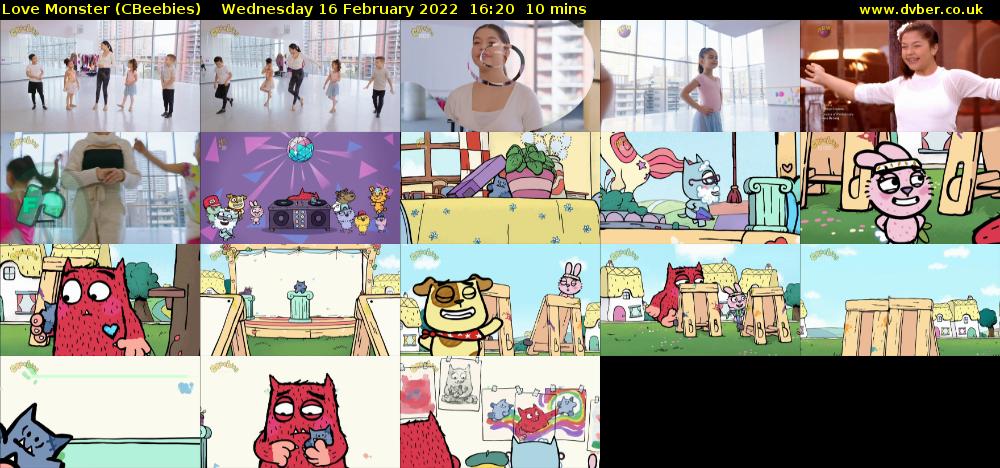 Love Monster (CBeebies) - 2022-02-16-1620