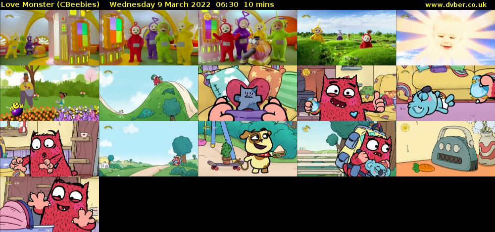 Love Monster (CBeebies) - 2022-03-09-0630