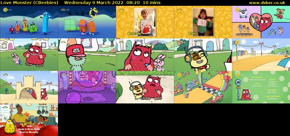 Love Monster (CBeebies) - 2022-03-09-0820