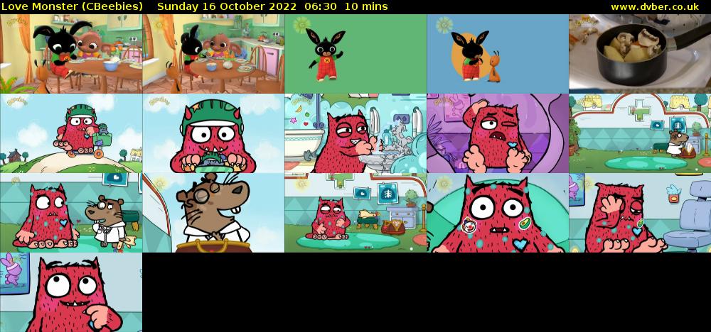 Love Monster (CBeebies) - 2022-10-16-0630