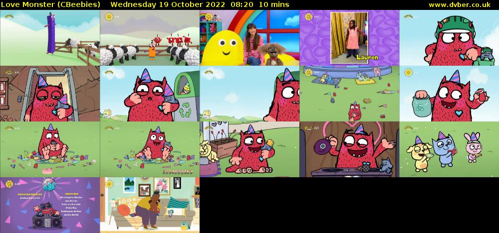 Love Monster (CBeebies) - 2022-10-19-0820