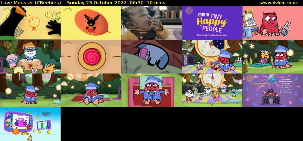 Love Monster (CBeebies) - 2022-10-23-0630