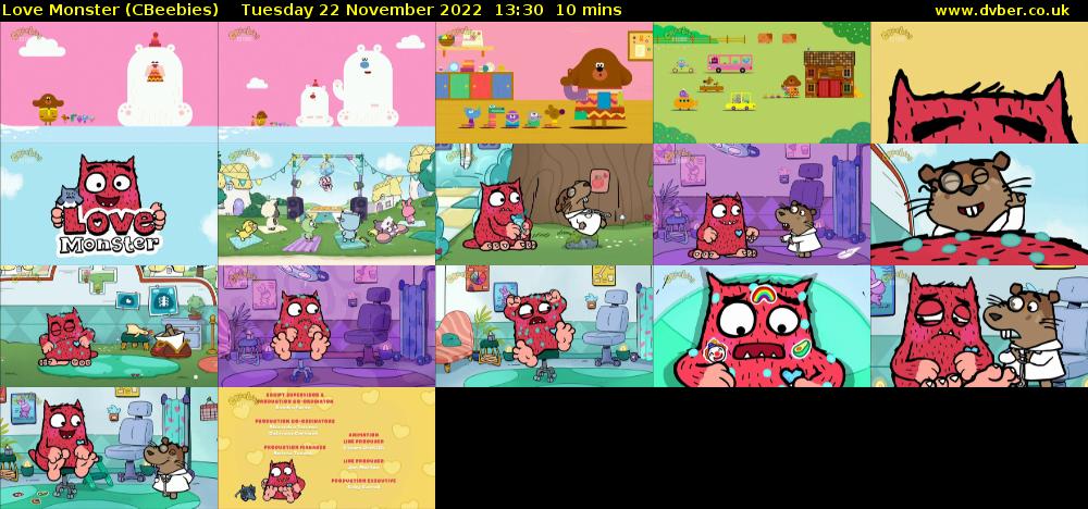 Love Monster (CBeebies) - 2022-11-22-1330