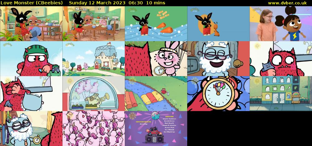 Love Monster (CBeebies) - 2023-03-12-0630