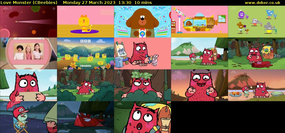 Love Monster (CBeebies) - 2023-03-27-1330