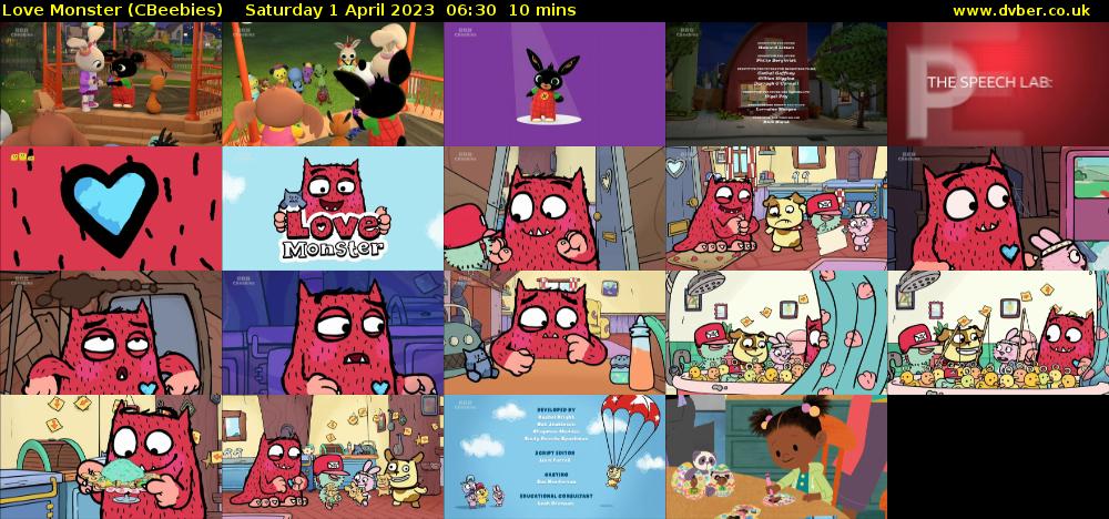 Love Monster (CBeebies) - 2023-04-01-0630