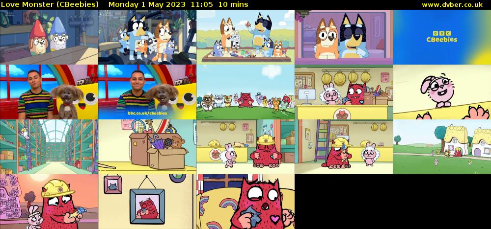 Love Monster (CBeebies) - 2023-05-01-1105