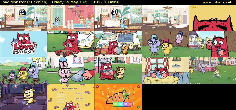 Love Monster (CBeebies) - 2023-05-19-1105