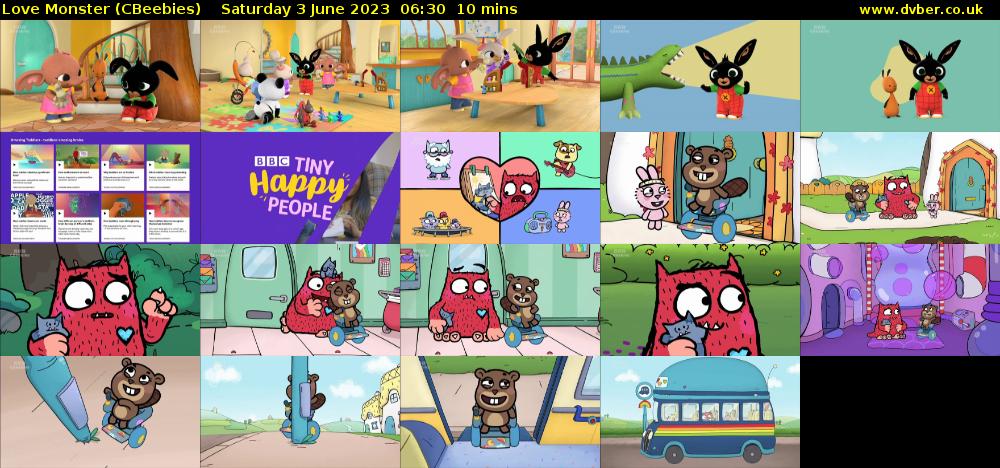 Love Monster (CBeebies) - 2023-06-03-0630