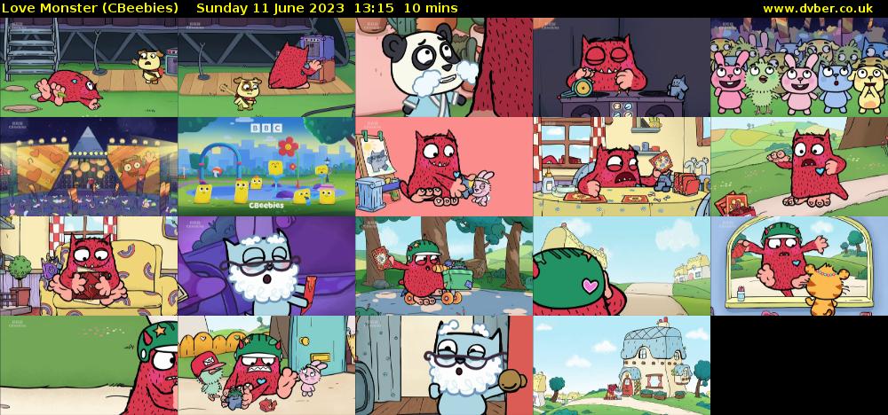 Love Monster (CBeebies) - 2023-06-11-1315