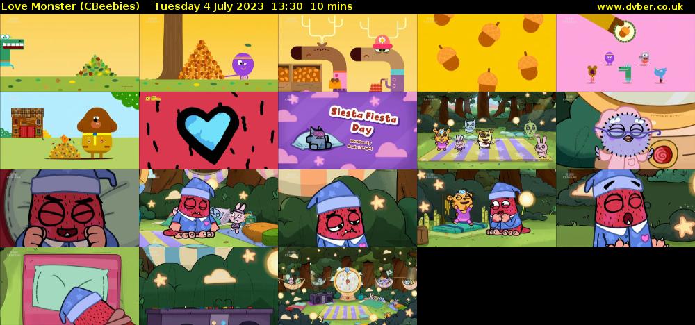 Love Monster (CBeebies) - 2023-07-04-1330