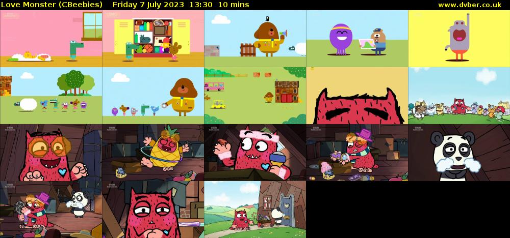 Love Monster (CBeebies) - 2023-07-07-1330