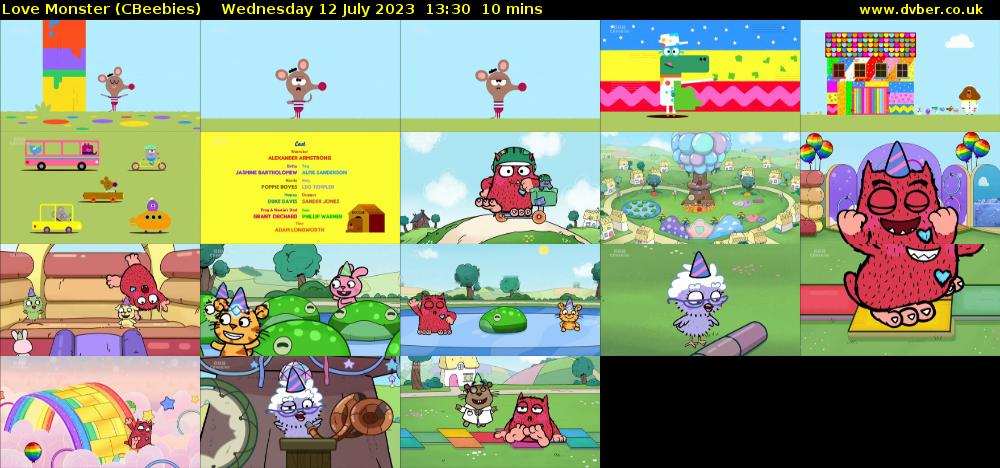 Love Monster (CBeebies) - 2023-07-12-1330