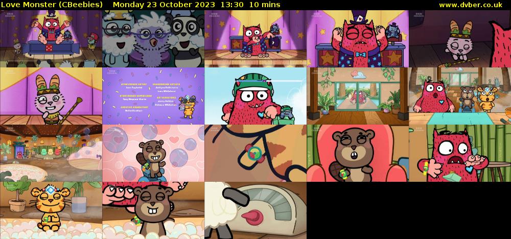 Love Monster (CBeebies) - 2023-10-23-1330