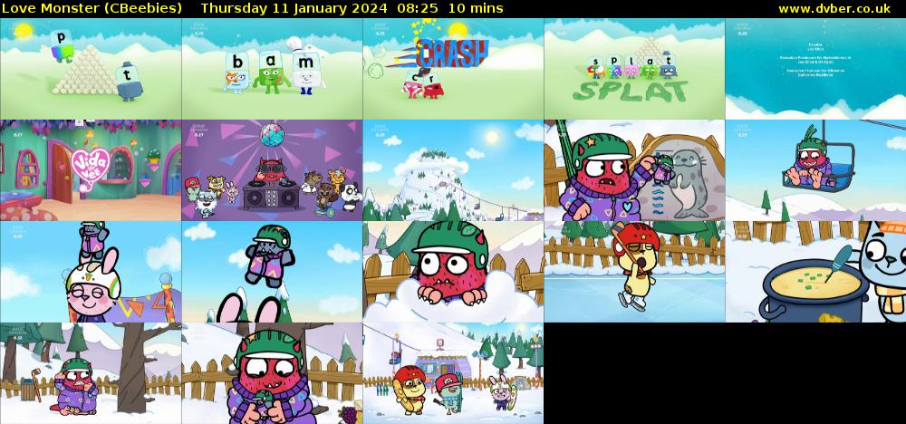 Love Monster (CBeebies) - 2024-01-11-0825