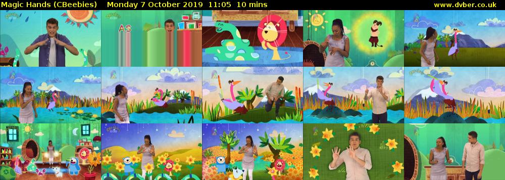 Magic Hands (CBeebies) - 2019-10-07-1105