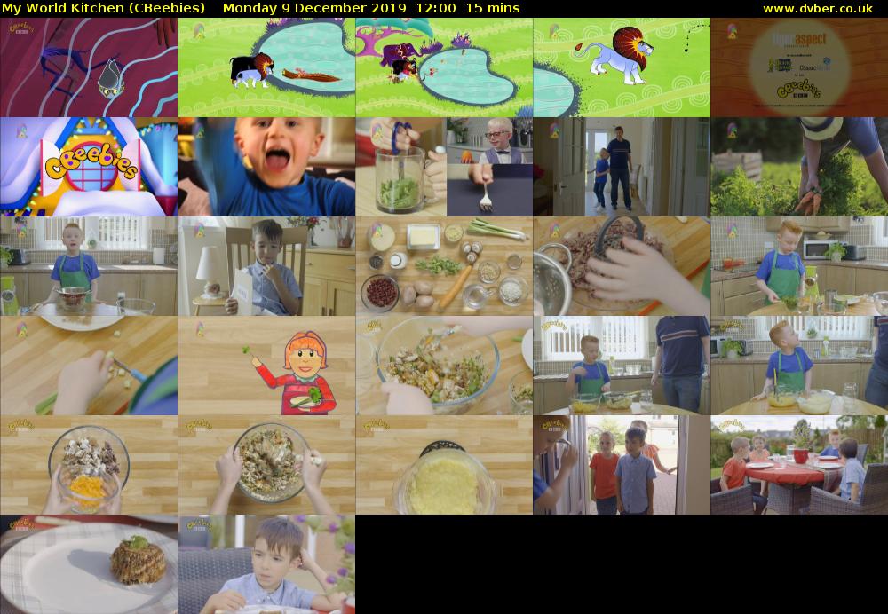 My World Kitchen (CBeebies) - 2019-12-09-1200