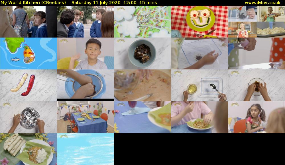 My World Kitchen (CBeebies) - 2020-07-11-1200