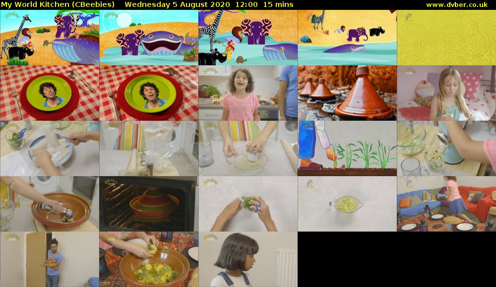 My World Kitchen (CBeebies) - 2020-08-05-1200