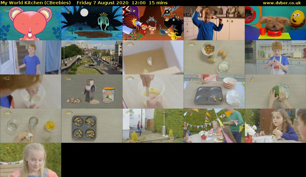 My World Kitchen (CBeebies) - 2020-08-07-1200
