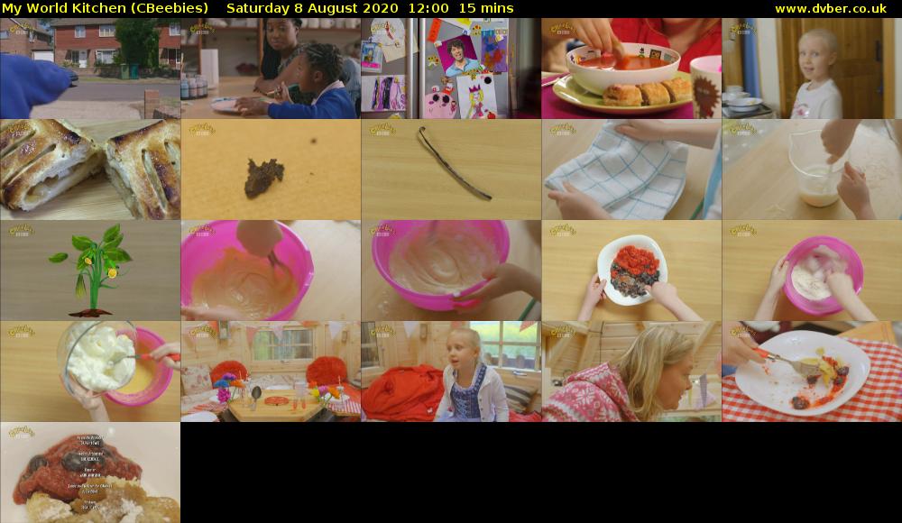 My World Kitchen (CBeebies) - 2020-08-08-1200