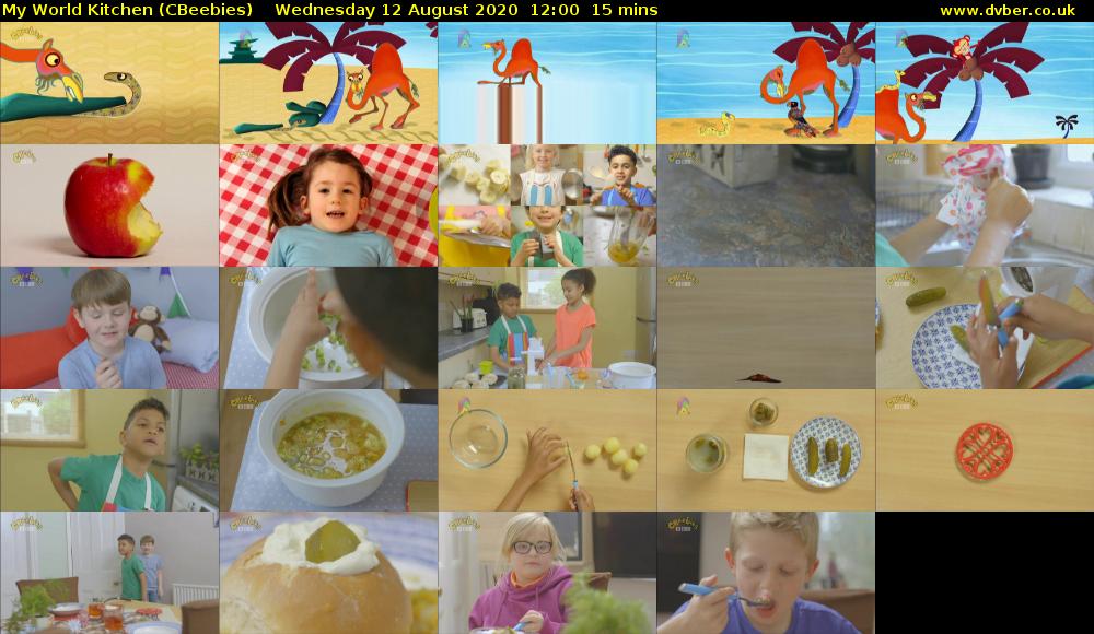 My World Kitchen (CBeebies) - 2020-08-12-1200