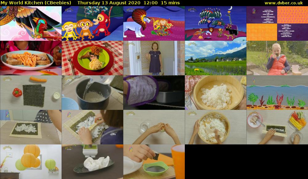 My World Kitchen (CBeebies) - 2020-08-13-1200