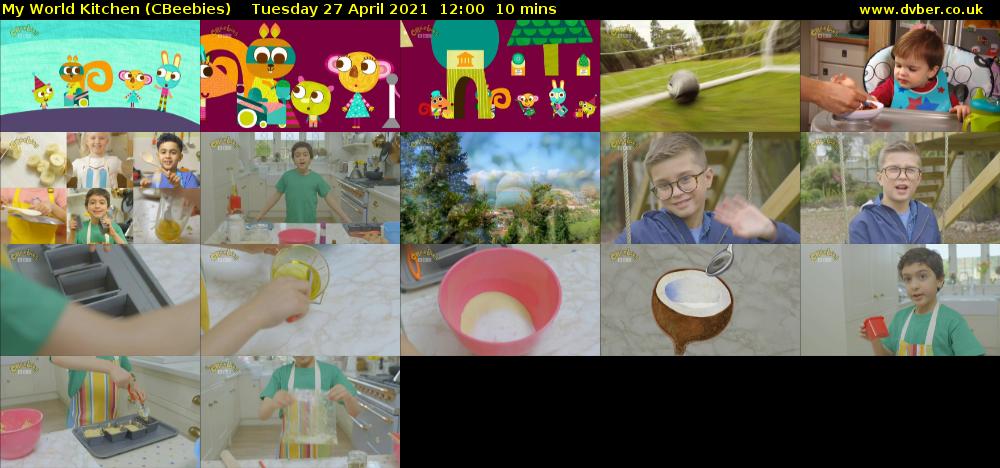 My World Kitchen (CBeebies) - 2021-04-27-1200