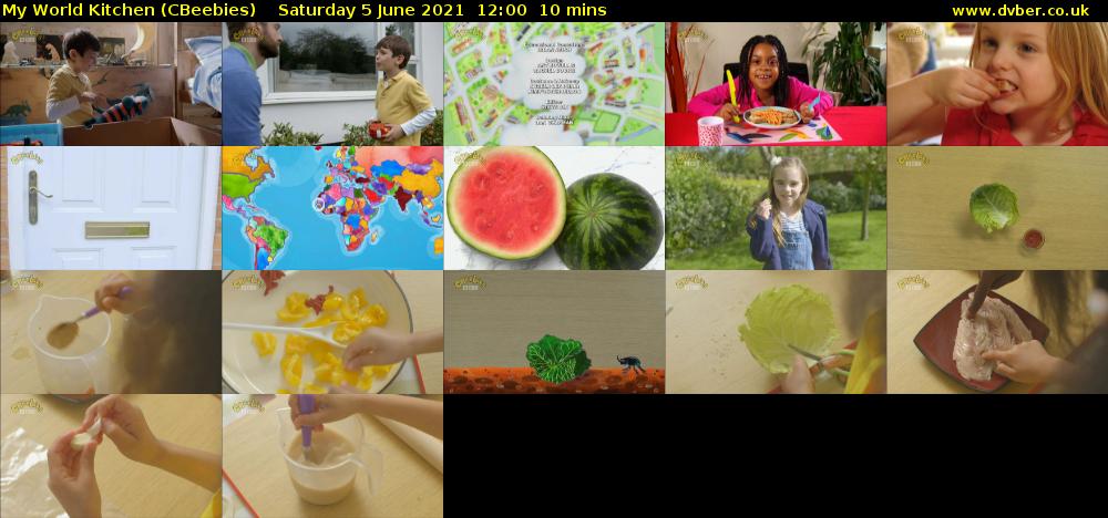 My World Kitchen (CBeebies) - 2021-06-05-1200