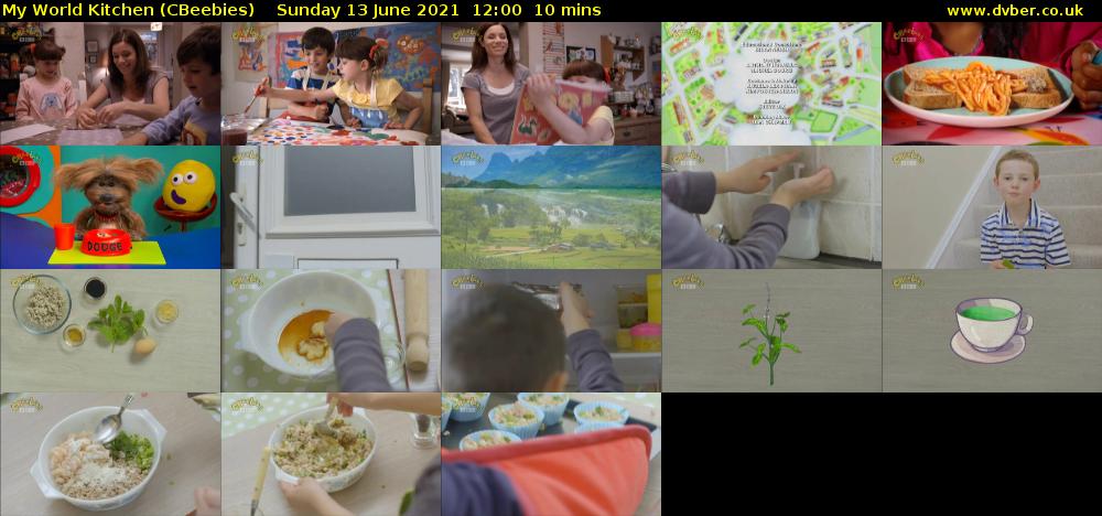 My World Kitchen (CBeebies) - 2021-06-13-1200
