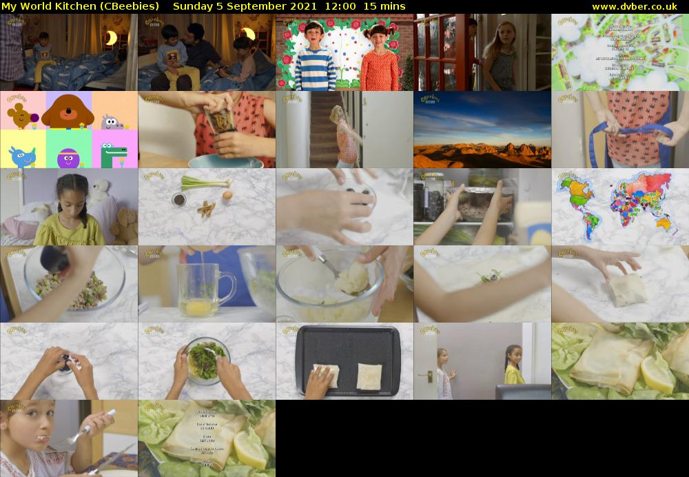 My World Kitchen (CBeebies) - 2021-09-05-1200