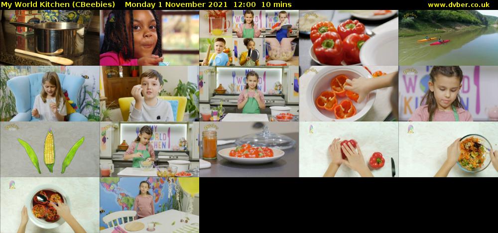 My World Kitchen (CBeebies) - 2021-11-01-1200