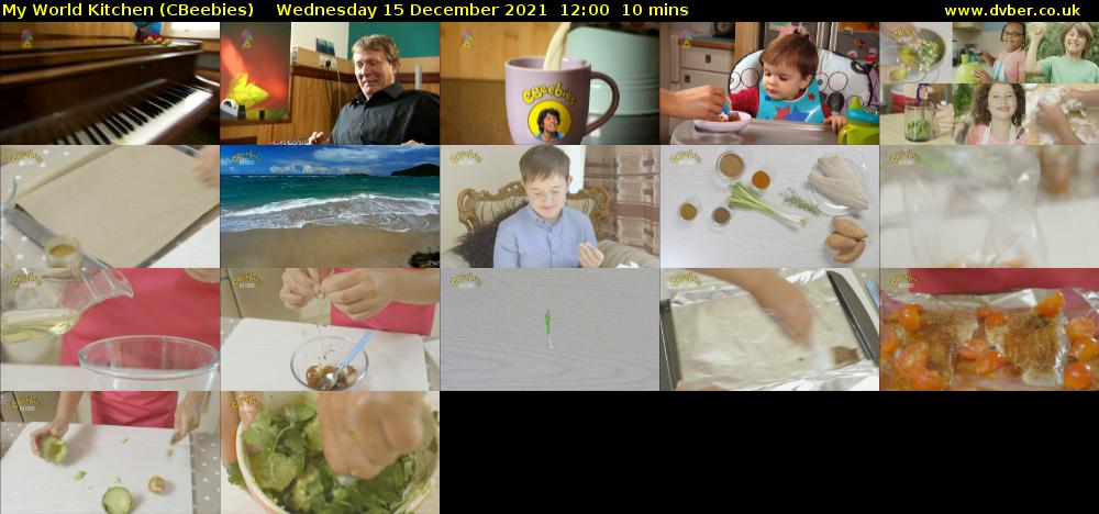 My World Kitchen (CBeebies) - 2021-12-15-1200