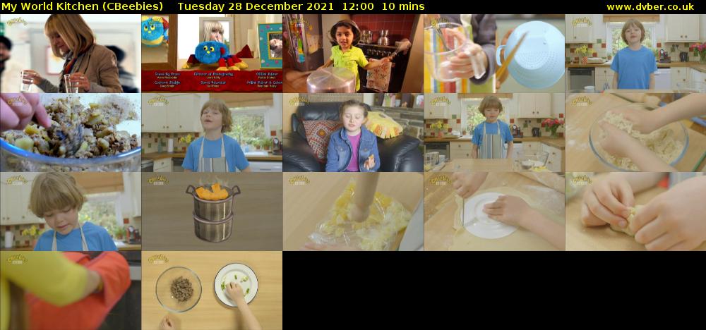 My World Kitchen (CBeebies) - 2021-12-28-1200