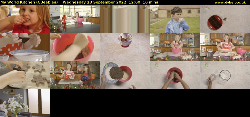 My World Kitchen (CBeebies) - 2022-09-28-1200