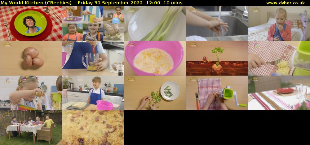 My World Kitchen (CBeebies) - 2022-09-30-1200
